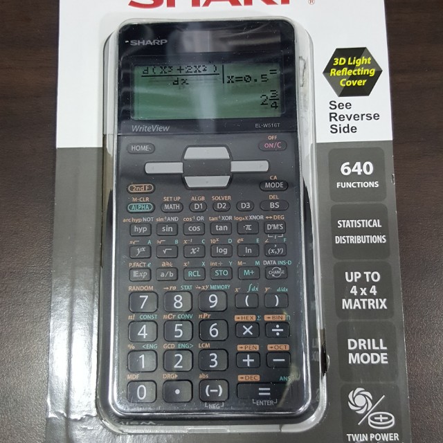 Sharp Calculator EL-W516T, Computers & Tech, Office & Business Technology on Carousell