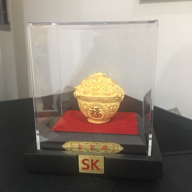 SK Gold Rice Bowl, Furniture & Home Living, Home Decor, Vases ...