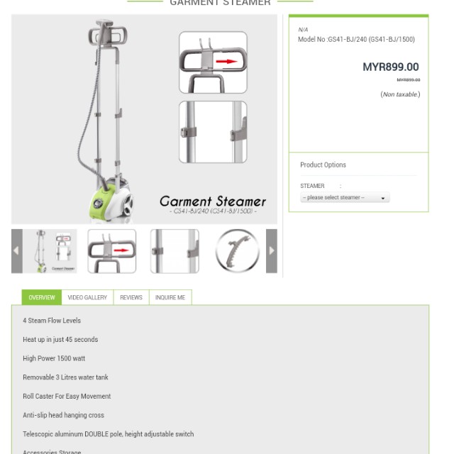 Steam Iron, TV & Home Appliances, Kitchen Appliances, Kettles & Airpots ...