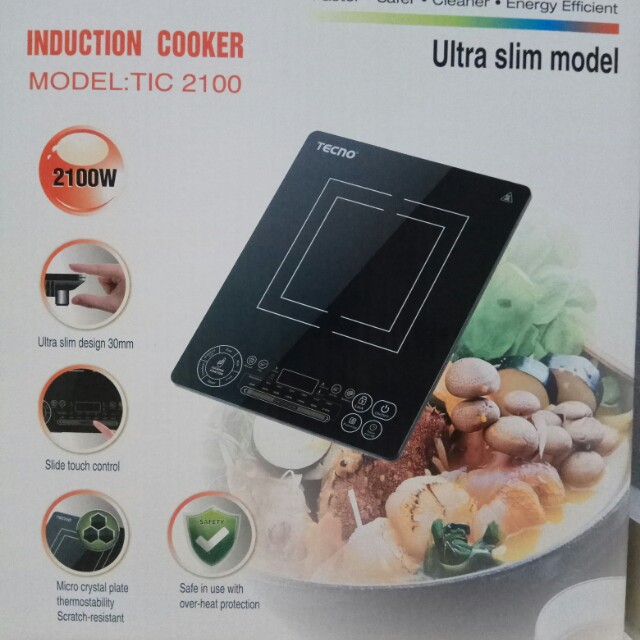 TECNO Induction Cooker (TIC 2100), TV & Home Appliances, Kitchen ...