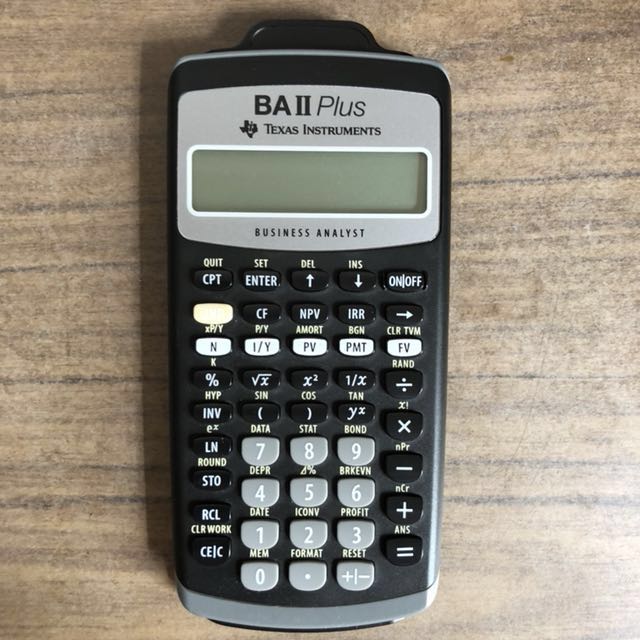 Texas Instruments BA-II Plus Financial Calculator (TI BA-II Plus ...