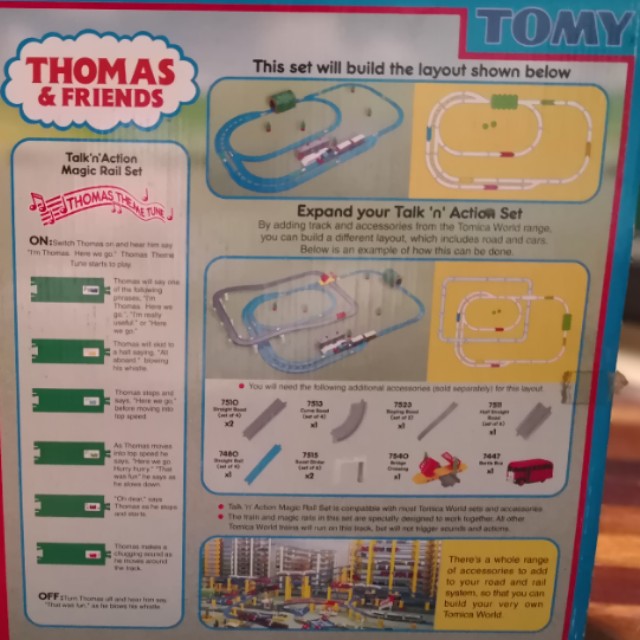 Thomas and Friends Talk and Action Magic Rail Set, Hobbies & Toys, Toys ...