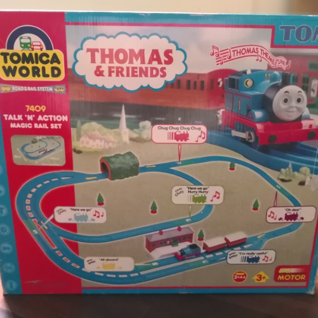 Thomas and Friends Talk and Action Magic Rail Set, Hobbies & Toys, Toys ...