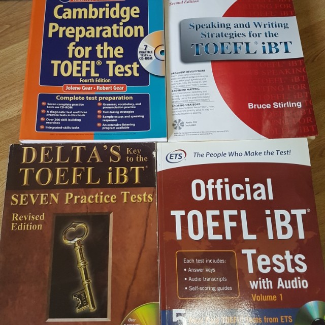 TOEFL IBT Prep Book, Hobbies & Toys, Books & Magazines, Textbooks on ...