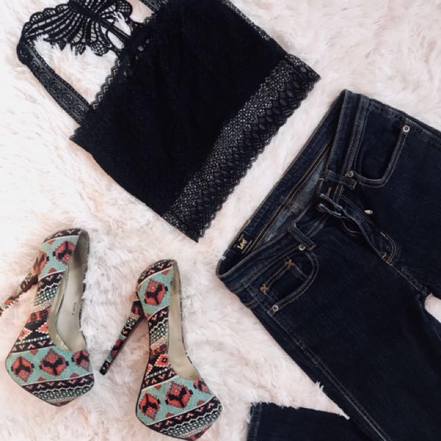 #7 Black Mid rib top, Women's Fashion, Tops, Sleeveless on Carousell