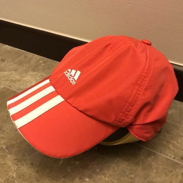Adidas Climacool Running Cap (Unisex) RED, Men's Fashion, Activewear on ...