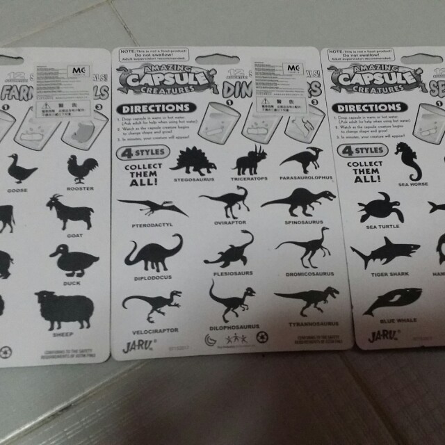 Amazing capsule creatures, Hobbies & Toys, Toys & Games on Carousell