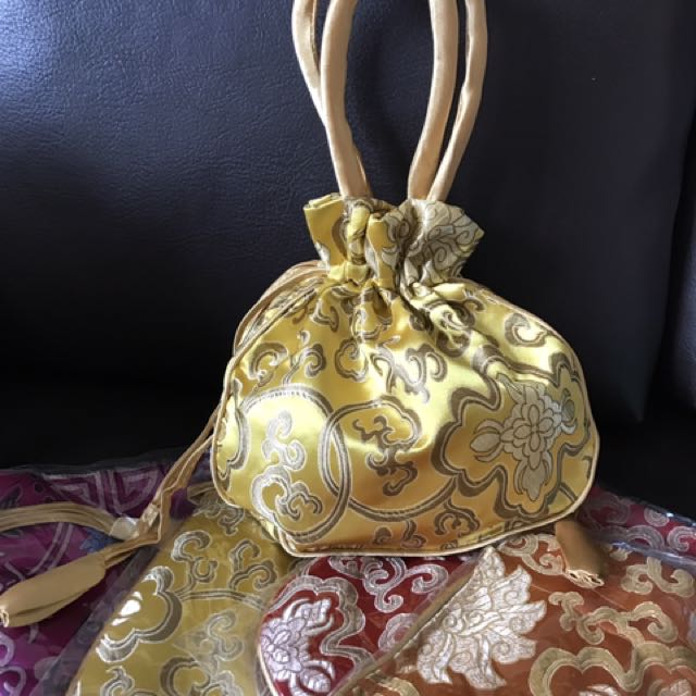Chinese traditional hand bag, Luxury, Bags & Wallets on Carousell