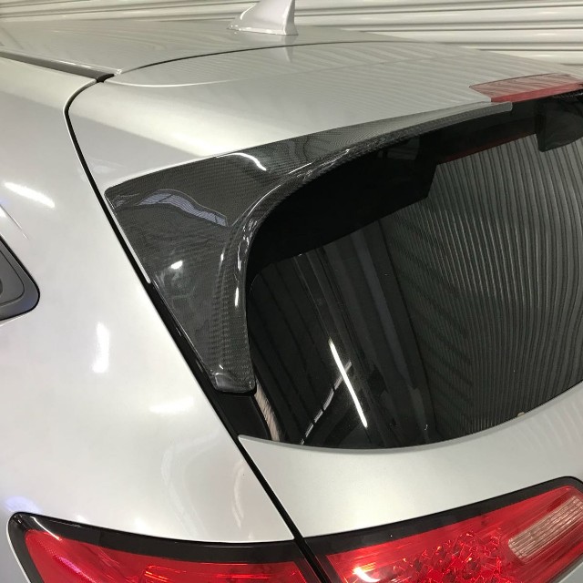 Honda Vezel Carbon Fibre Extension Spoiler, Car Accessories on Carousell