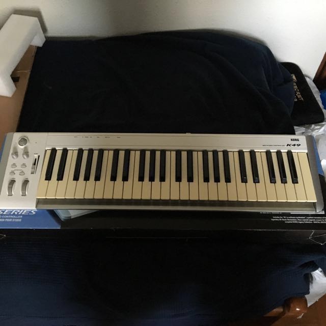 Korg K49 MIDI keyboard., Hobbies & Toys, Music & Media, Musical ...