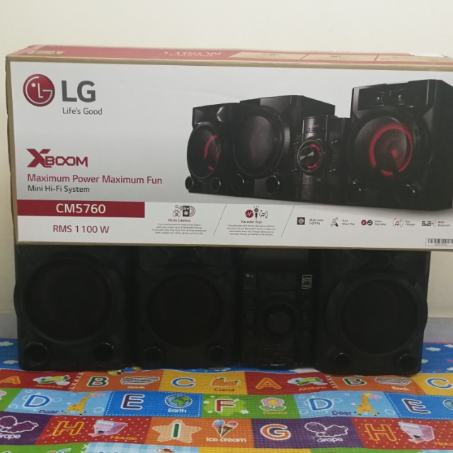 LG CM-5760 Mini hi-fi audio system, TV & Home Appliances, TV ...