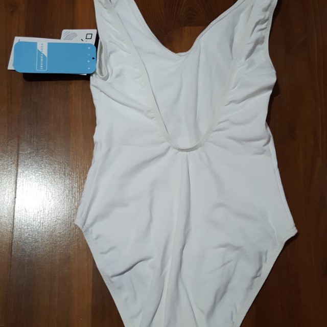 White Ballet Leotard, Women's Fashion, Tops, Sleeveless on Carousell