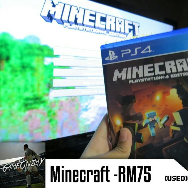 Minecraft PS4 Edition, Video Gaming, Video Games, PlayStation on Carousell