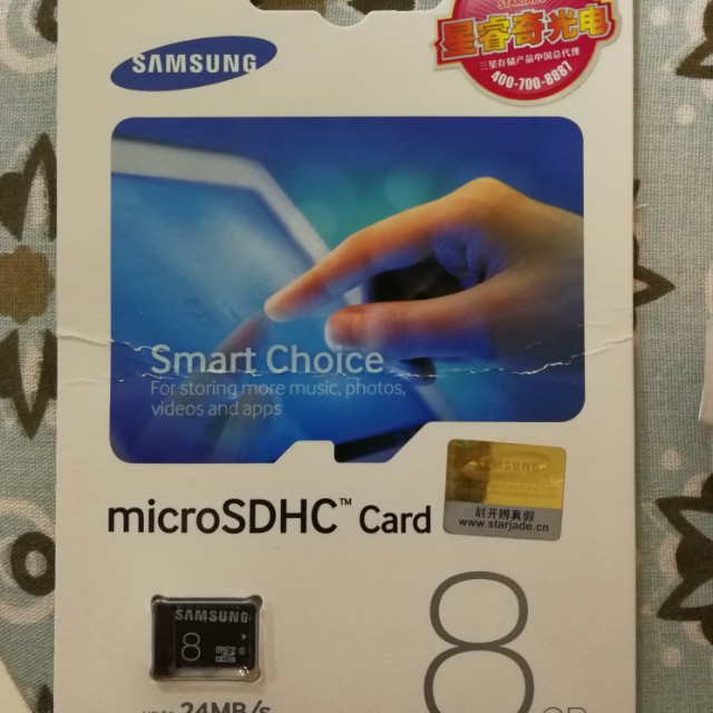 Samsung Micro SD Class 6 Memory Card 8GB 24mb/s, Mobile Phones ...