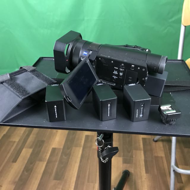 Sony ax100 4K camcorder, Photography, Video Cameras on Carousell