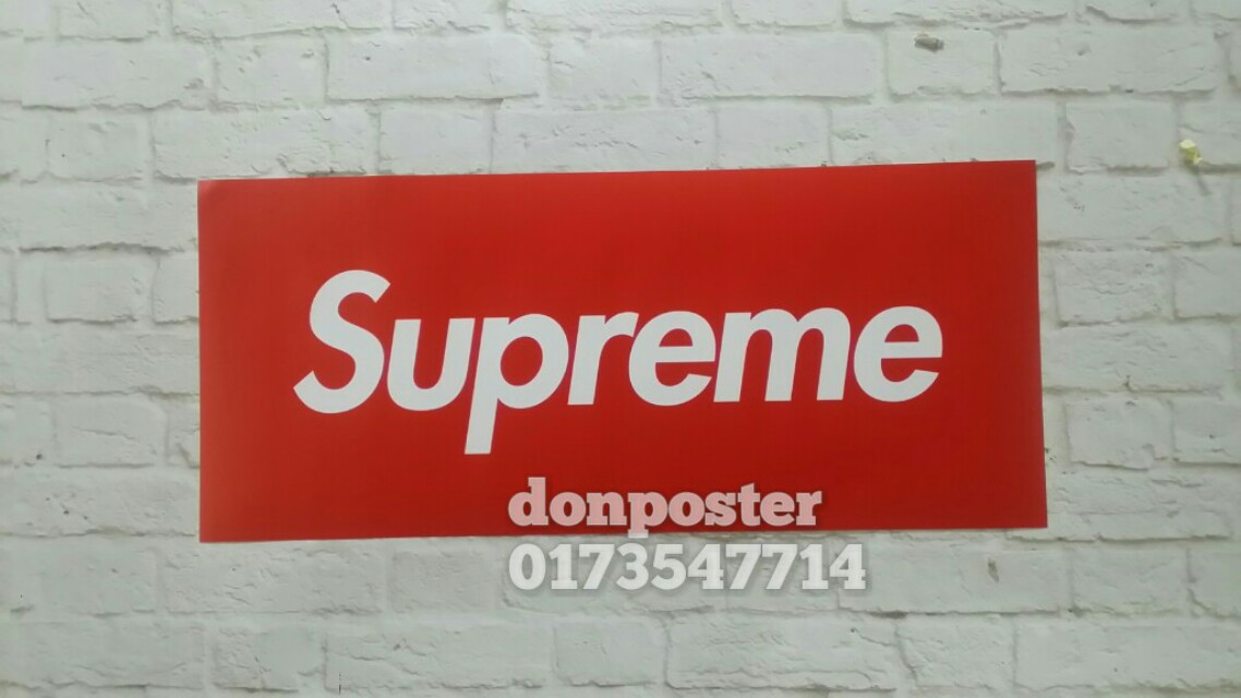 SUPREME POSTER, Hobbies & Toys, Stationery & Craft, Art & Prints on ...
