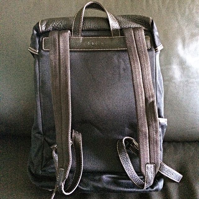 Authentic Tod's Dark Leather Haversack Backpack , Luxury, Bags ...