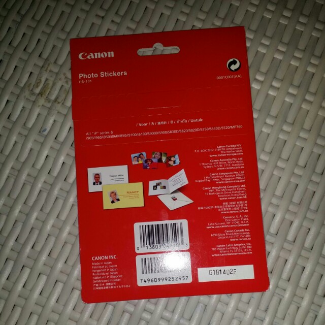 Canon Photo Stickers, Computers & Tech, Printers, Scanners & Copiers on ...