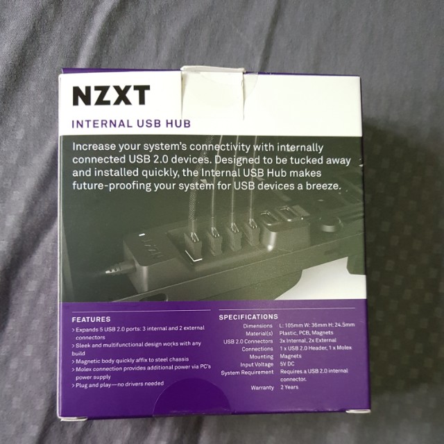 Nzxt internal usb hub 2.0, Computers & Tech, Parts & Accessories, Hard ...