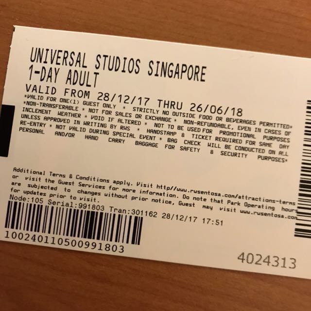 USS Tickets, Tickets & Vouchers, Event Tickets on Carousell