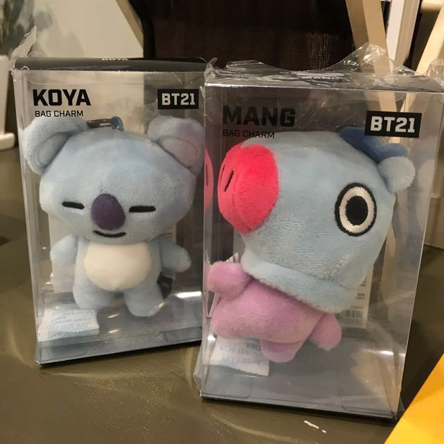 BT21 Bagcharm Mang / Koya, Hobbies & Toys, Memorabilia & Collectibles, Fan Merchandise on Carousell