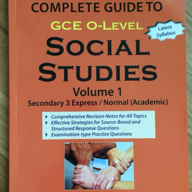Complete Guide to GCE O-Level Social Studies Vol. 1, Hobbies & Toys ...