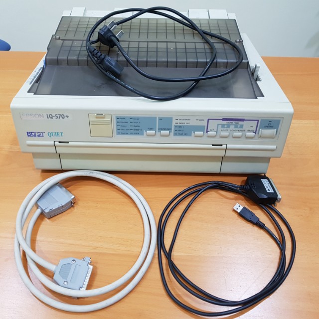 Epson LQ 570+, 24 pin Dot Matrix printer, Computers & Tech, Printers ...
