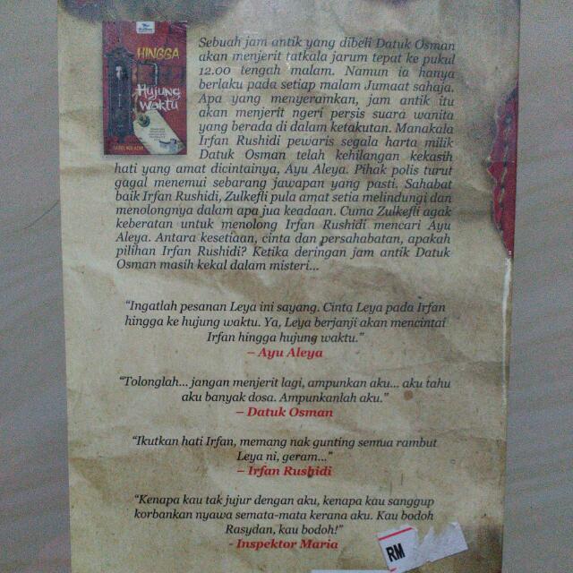 HINGGA HUJUNG NYAWA by Saidee Nor Azam, Hobbies & Toys, Books ...