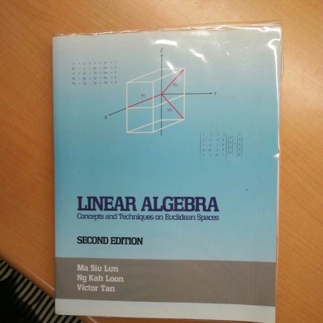 Linear Algebra MA1101R, Hobbies & Toys, Books & Magazines, Textbooks on ...