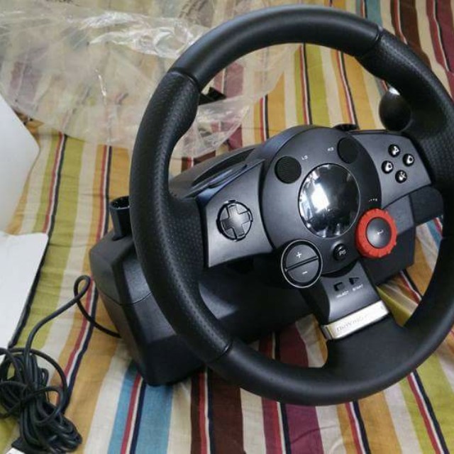 Logitech Driving Force GT Steering Wheel, Video Gaming, Gaming ...