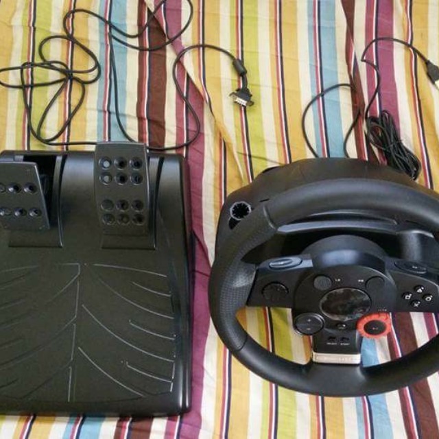 Logitech Driving Force GT Steering Wheel, Video Gaming, Gaming ...