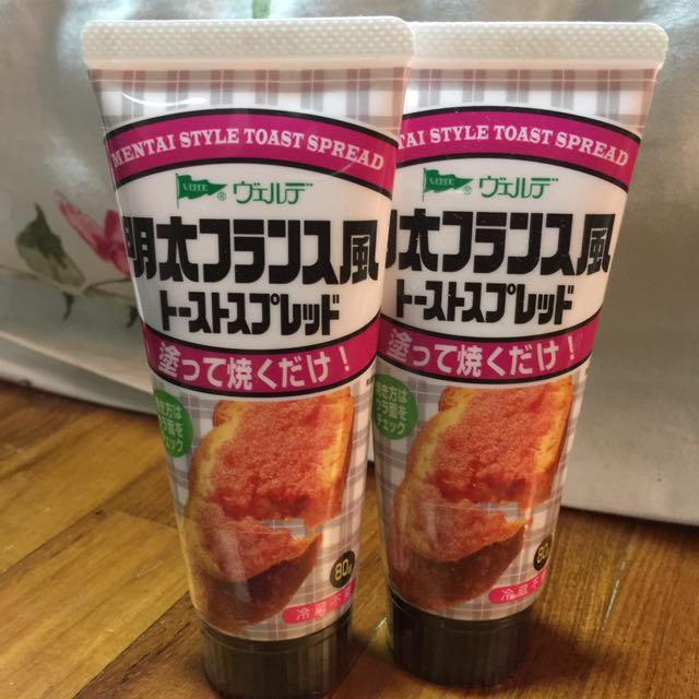 Mentaiko toast spread, Food & Drinks, Packaged & Instant Food on Carousell