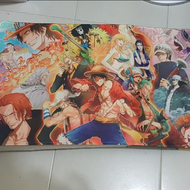 one piece custom playmat/mouse pad, Hobbies & Toys, Toys & Games on ...