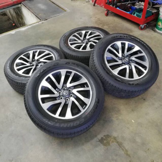 Original 18 inch sports rim navara np300 come from showroom tyre 100% ...