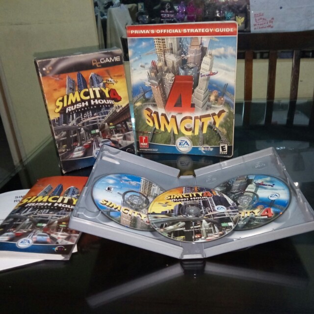 Original SimCity 4 and SimCity 4 Rush Hour Expansion Pack PLUS Prima ...