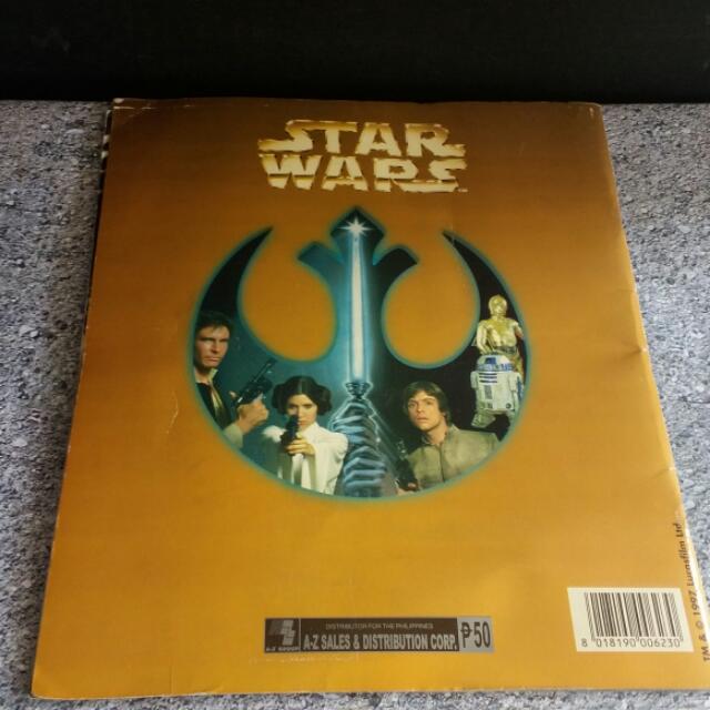 Star Wars Sticker Album Vintage Panini 1997 Collectible, Hobbies & Toys ...
