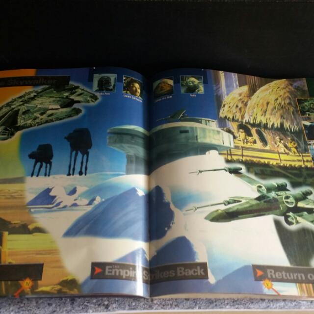 Star Wars Sticker Album Vintage Panini 1997 Collectible, Hobbies & Toys ...