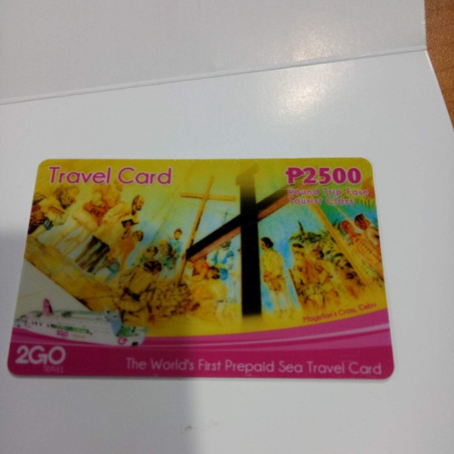 2GO travel card to cebu worth 2500, Tickets & Vouchers, Flights ...