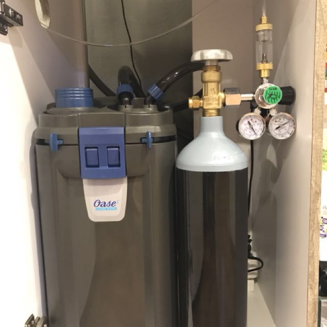 3 litre CO2 tank, electric sonoid, bubble counter and 3/4 tank full ...