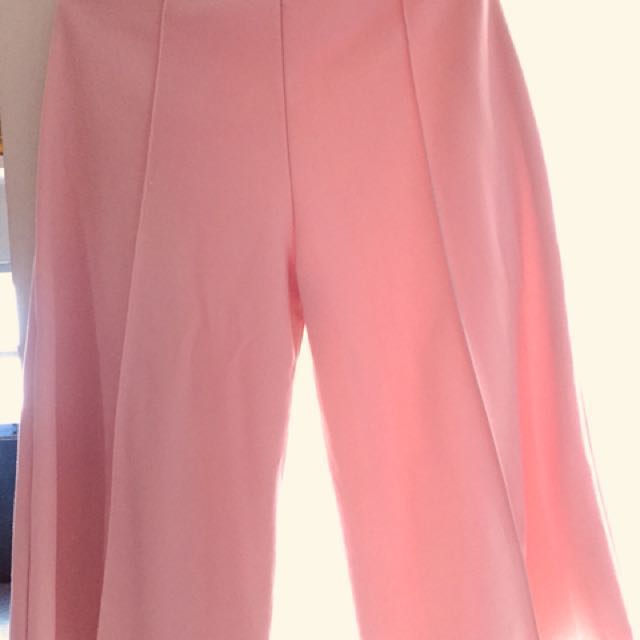 Copper Pastel Pink Cullotes, Women's Fashion, Dresses & Sets, Sets or ...