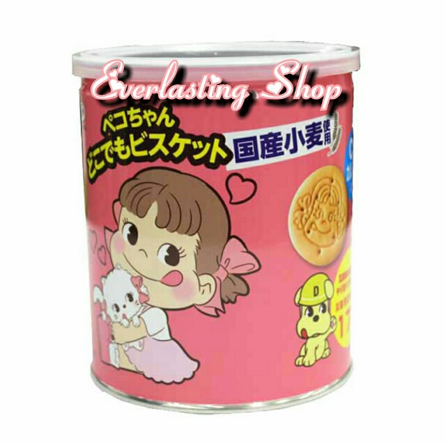 Fujiya Peko Chan and Kitty Biscuit Can Butter Cookies Biskuit Pekochan ...