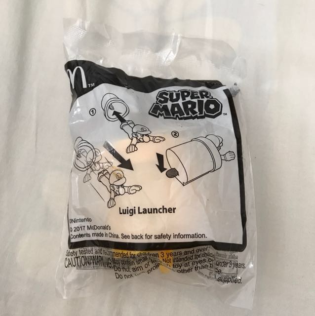 McDonald's Happy Meal: Super Mario - Luigi Launcher, Hobbies & Toys ...