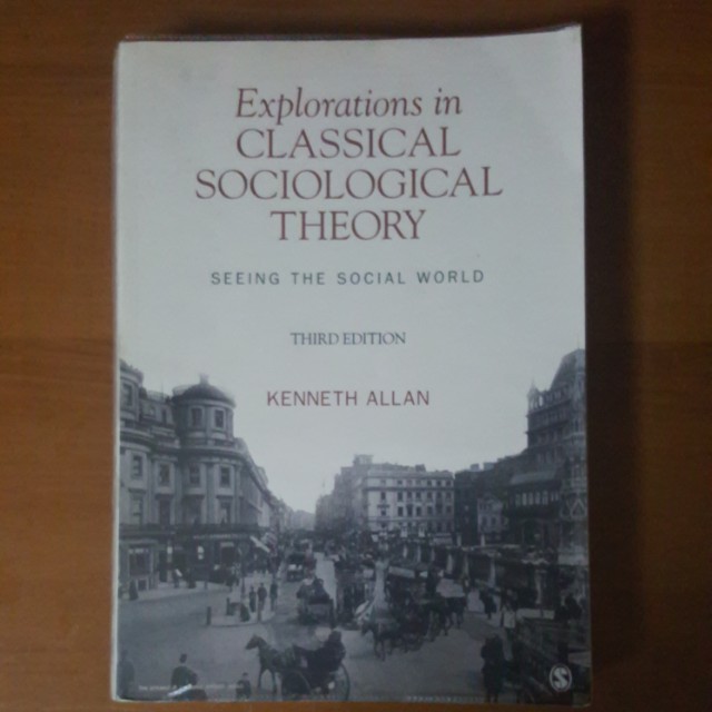 Ntu hs2001 classical social theory, Hobbies & Toys, Books & Magazines ...