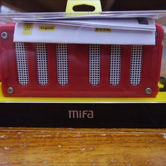 Red Mifa F6 Outdoor Bluetooth Speaker, Health & Nutrition, Health ...