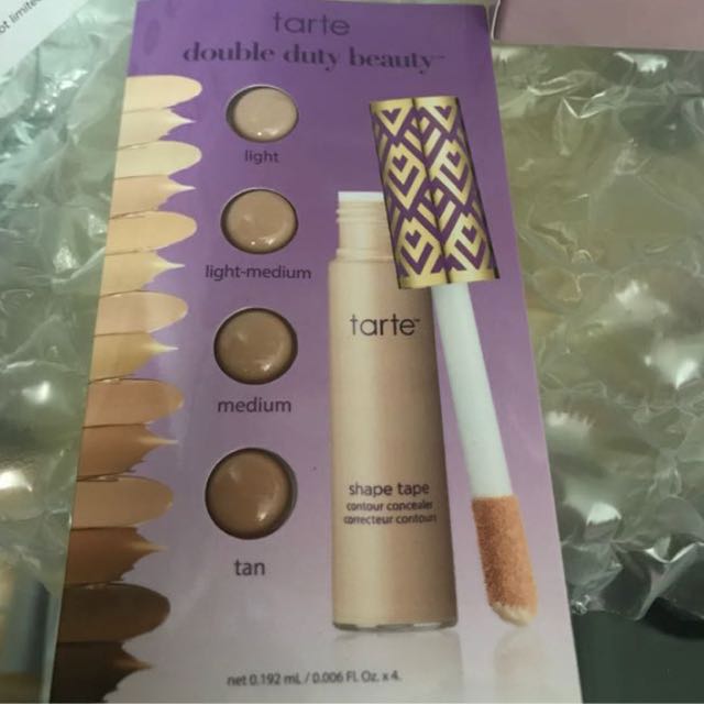 Tarte Shapetape Concealer Sample, Beauty & Personal Care, Face, Makeup ...