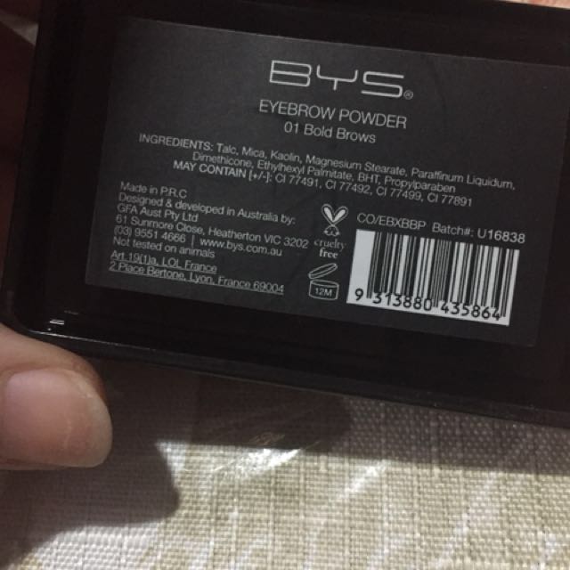 BYS Eyebrow Powder, Beauty & Personal Care, Face, Makeup on Carousell