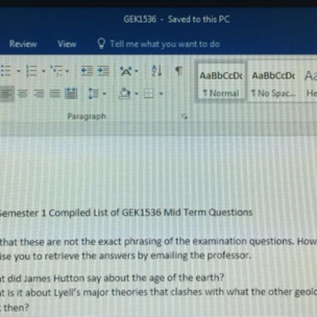 GET1020/ GEM1536 NUS Darwin and Evolution Notes and AY2017/18 Sem 1 ...