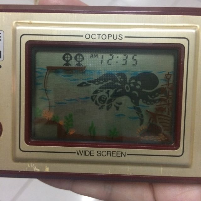 Nintendo Game & Watch - Octopus, Video Gaming, Video Games, Nintendo on ...