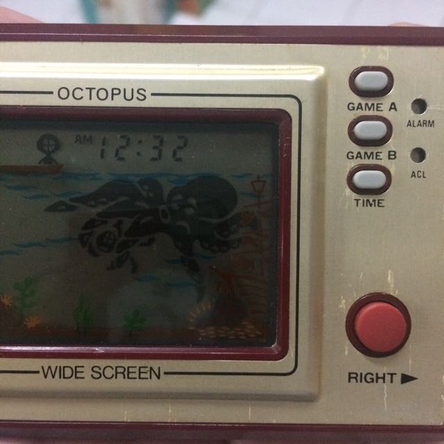 Nintendo Game & Watch - Octopus, Video Gaming, Video Games, Nintendo on ...