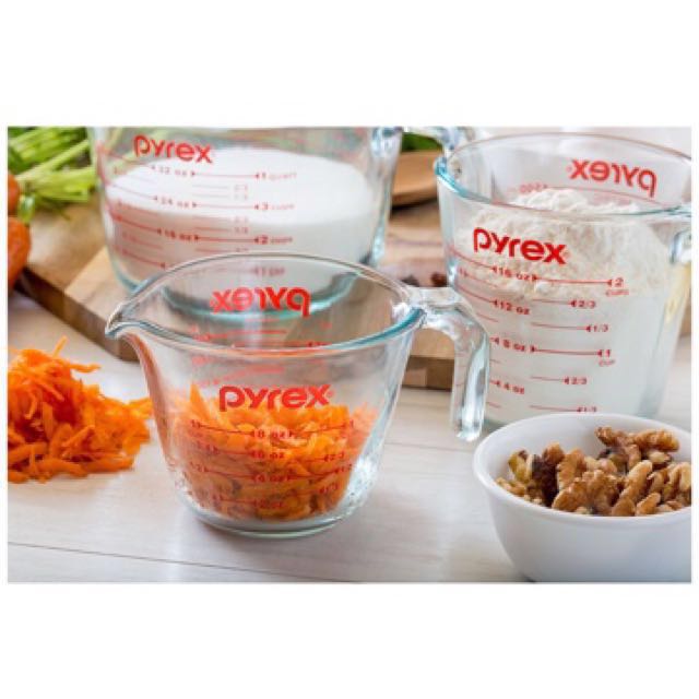 Pyrex 3-Piece Glass Measuring Cup Set, TV & Home Appliances, Kitchen ...